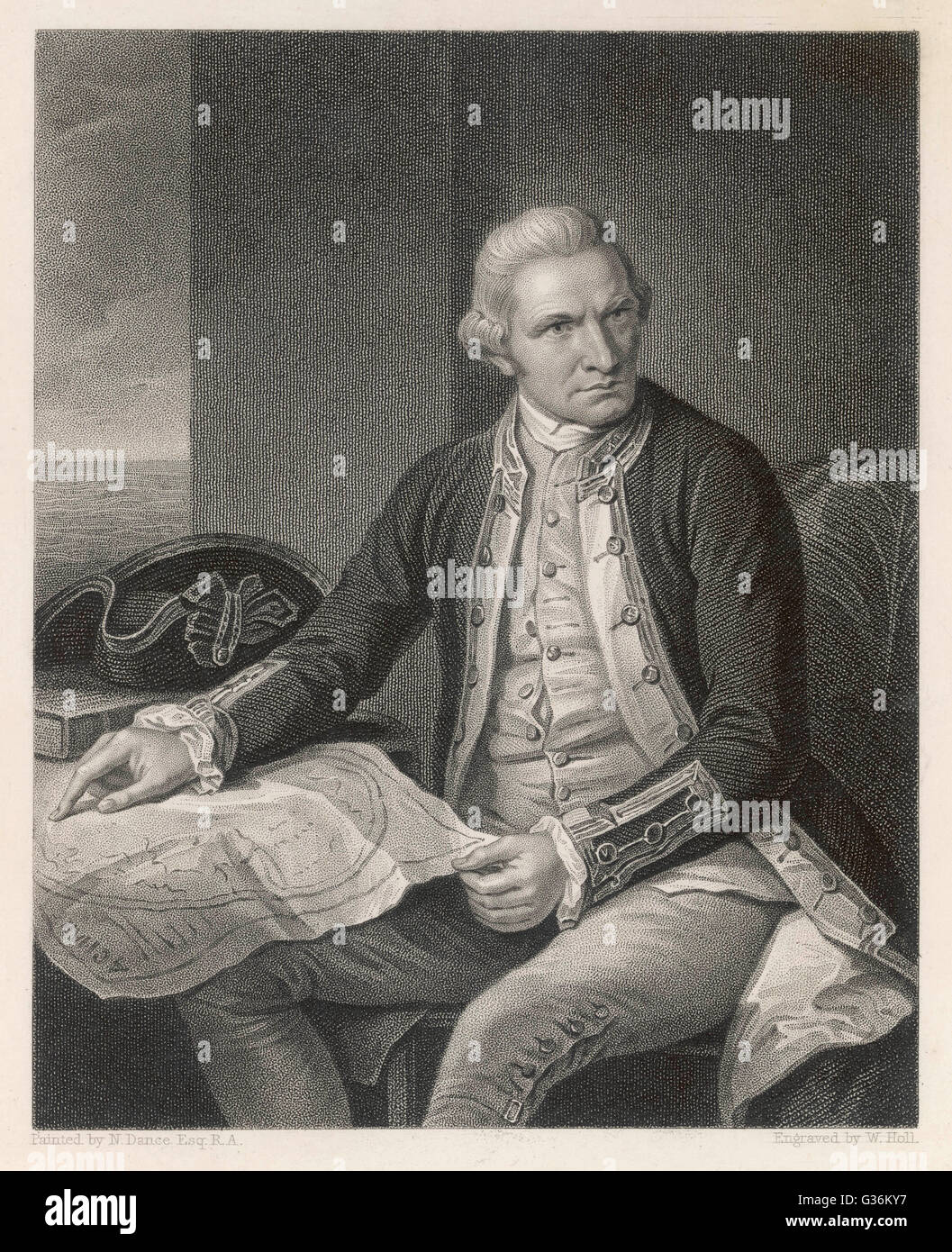 Portrait du capitaine james cook Banque de photographies et d’images à ...