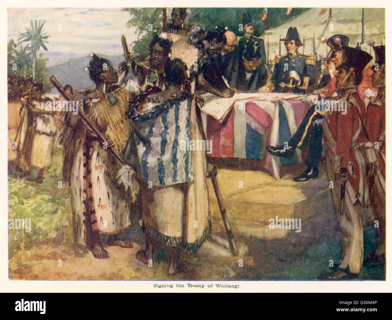 Treaty of waitangi Banque de photographies et d’images à haute ...