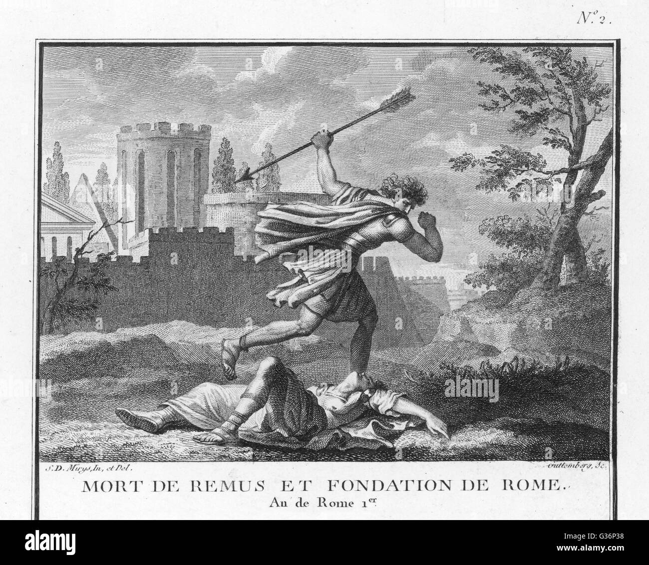 Romulus And Remus Rome Banque Dimages Noir Et Blanc Alamy