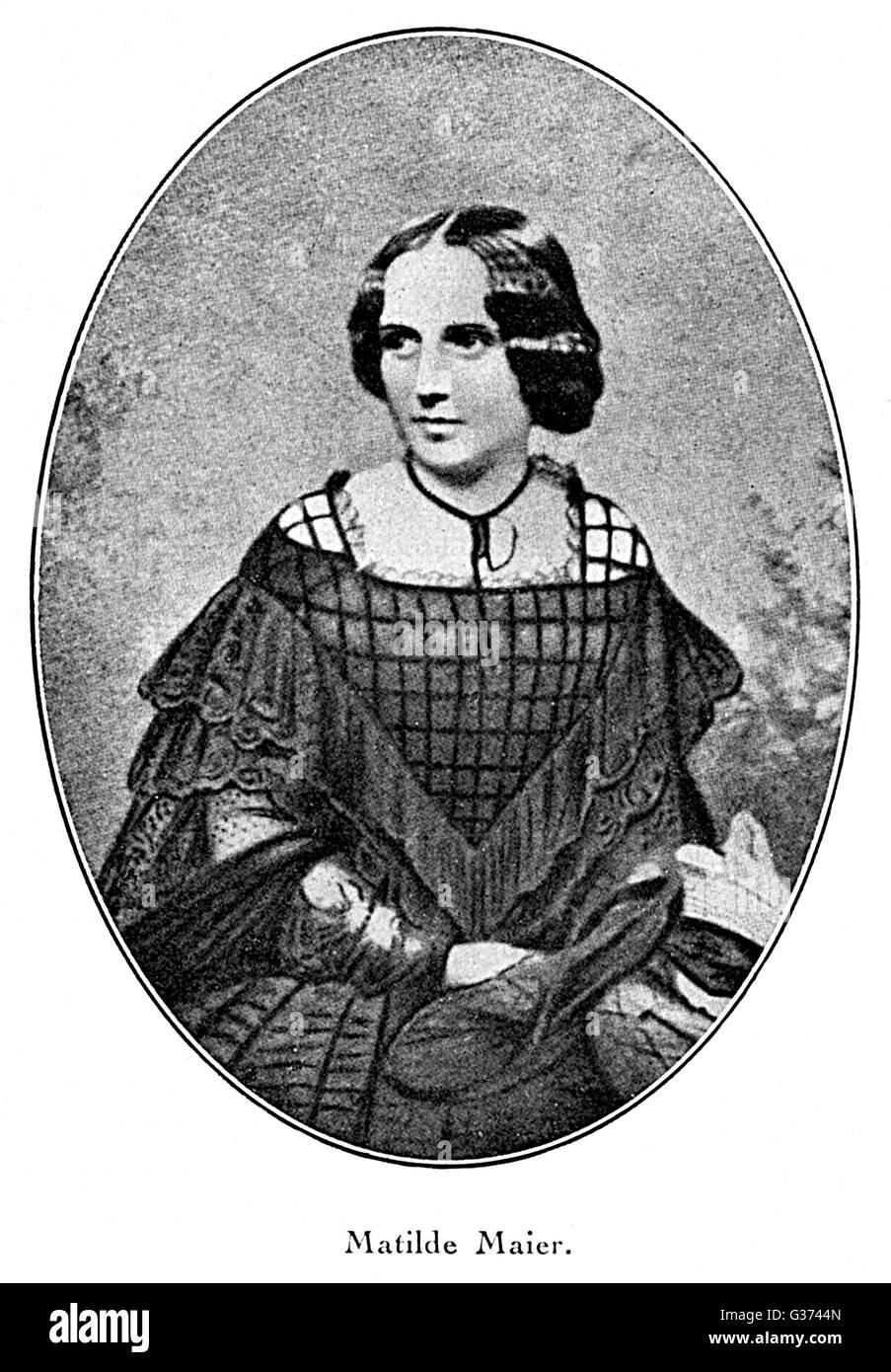 Mathilde de Banque d'images noir et blanc - Alamy