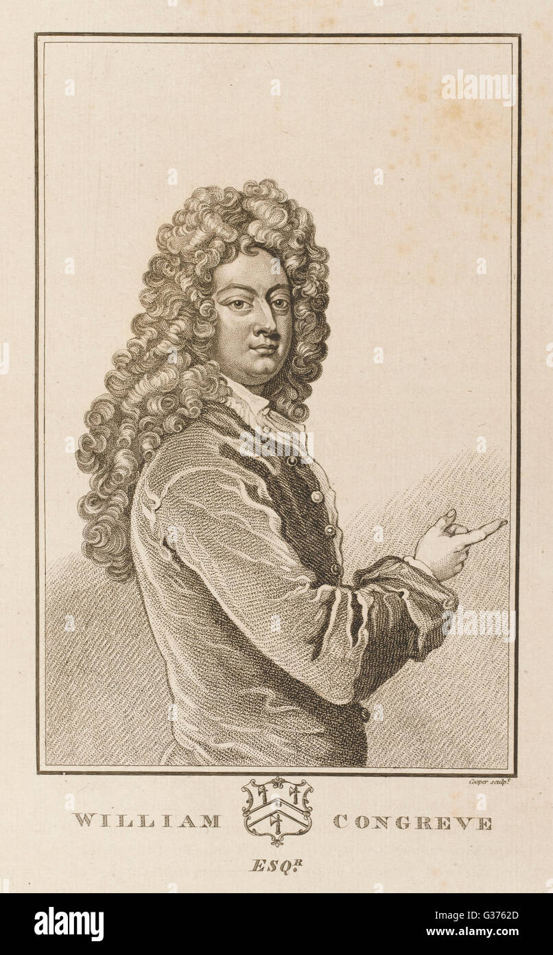William congreve Banque de photographies et d’images à haute résolution ...