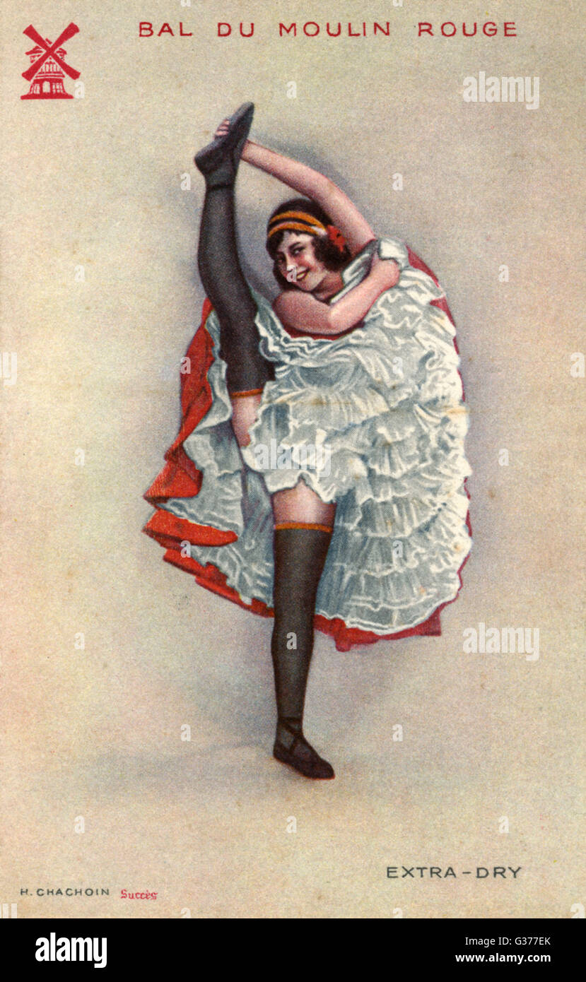 Can Can Moulin Rouge Dancer Banque d'image et photos - Alamy