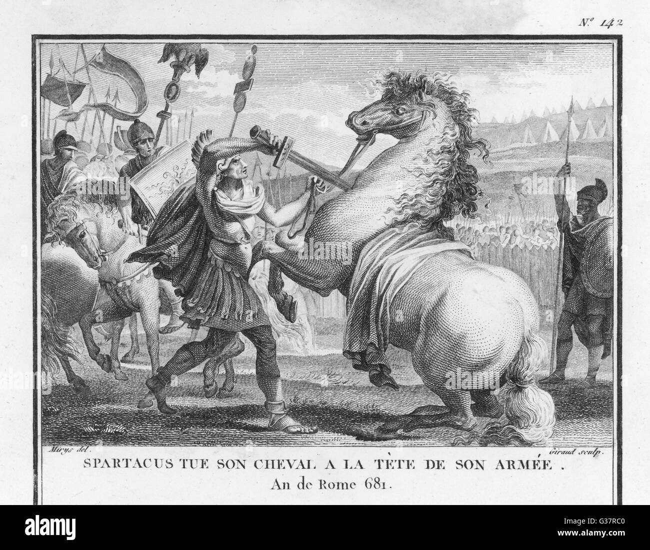 Révolte esclave Banque d'images noir et blanc - Alamy