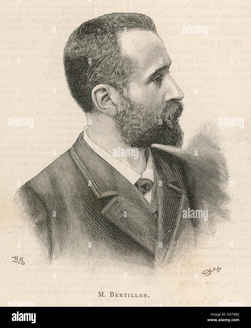 Alphonse bertillon Banque de photographies et d’images à haute ...