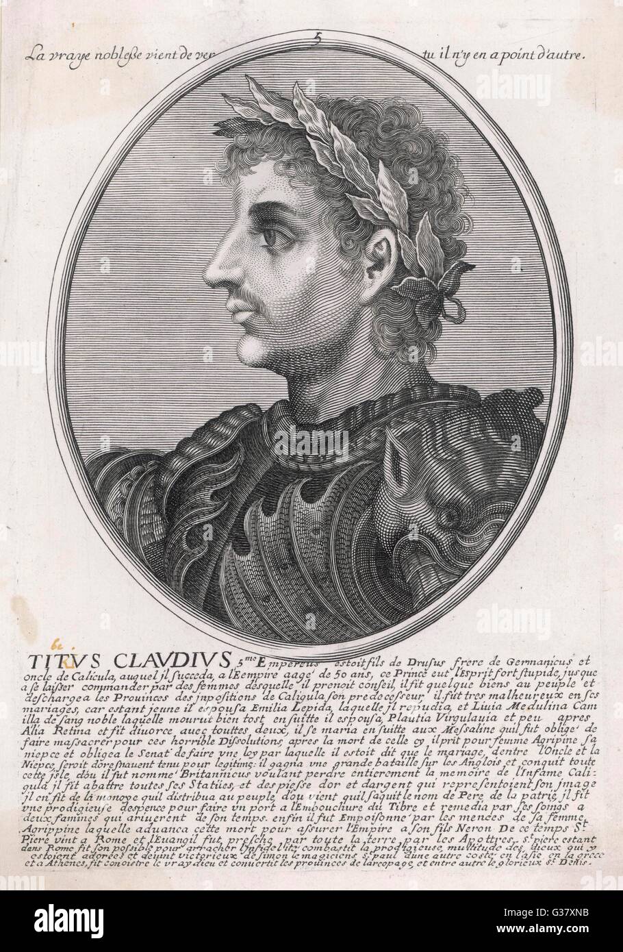 Emperor claudius Banque de photographies et d’images à haute résolution ...