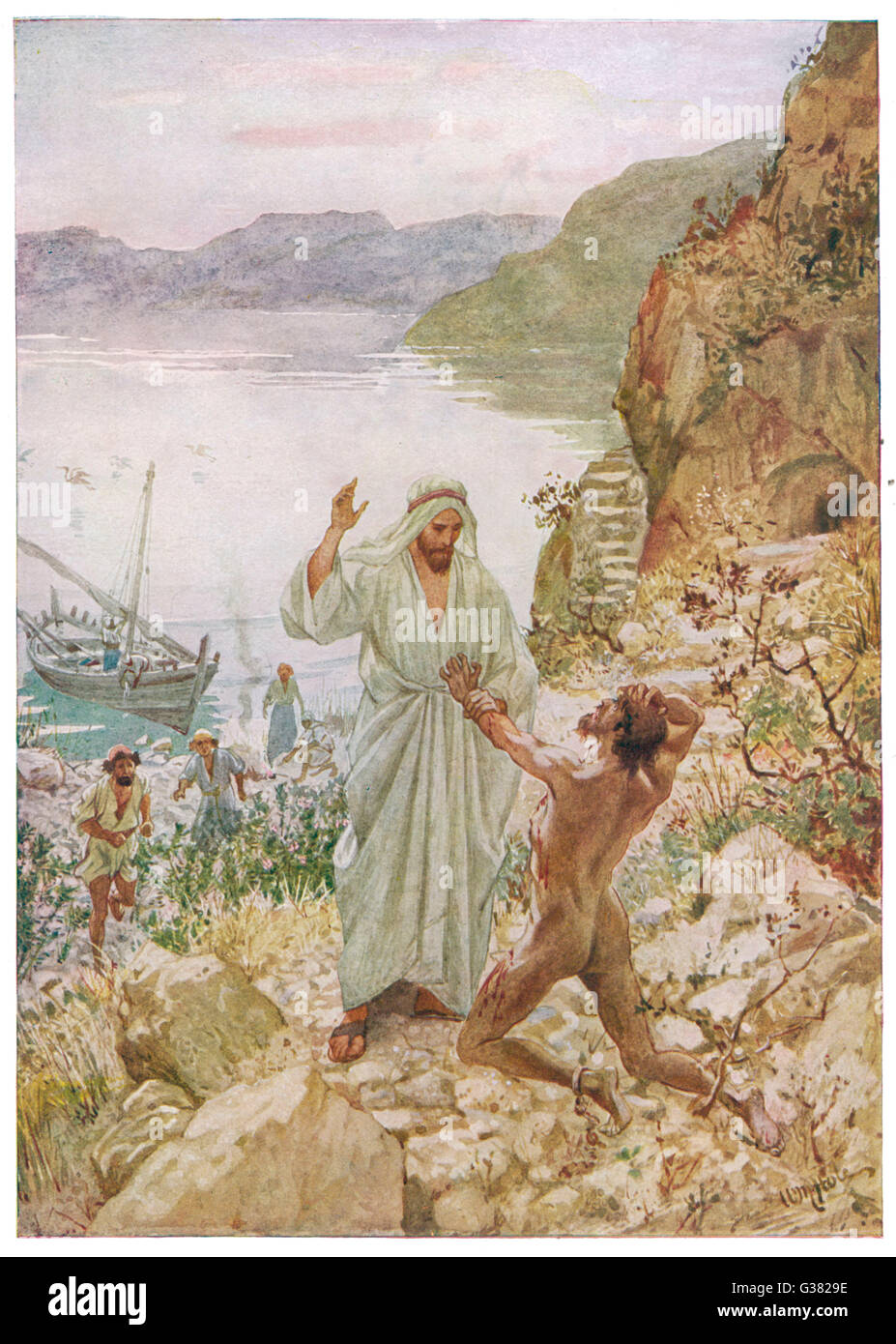 Jesus soigne Banque d'image et photos - Alamy