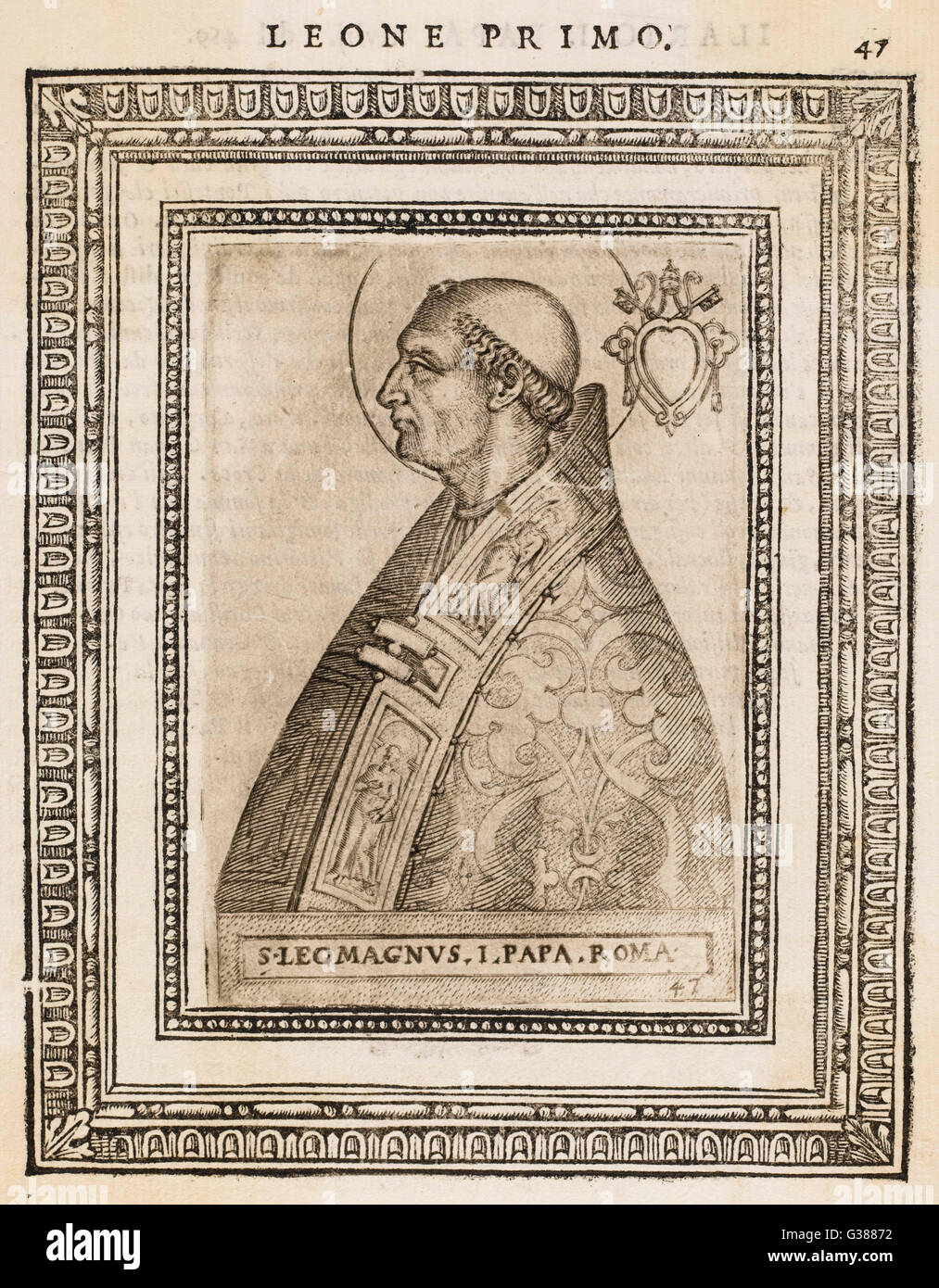 Saint leo i pope leo the great Banque de photographies et d’images à ...
