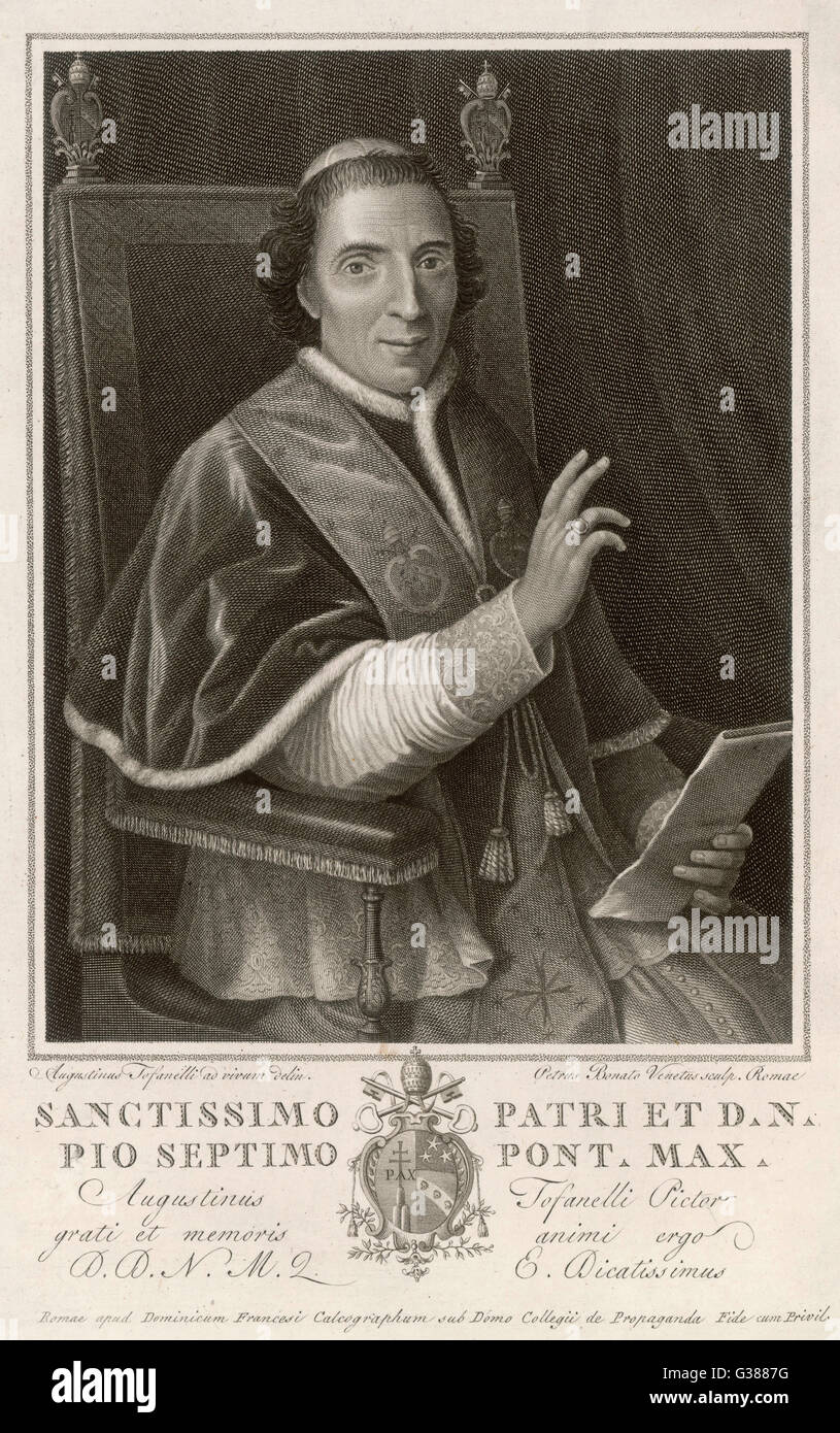 Le pape pie vii Banque de photographies et d’images à haute résolution ...