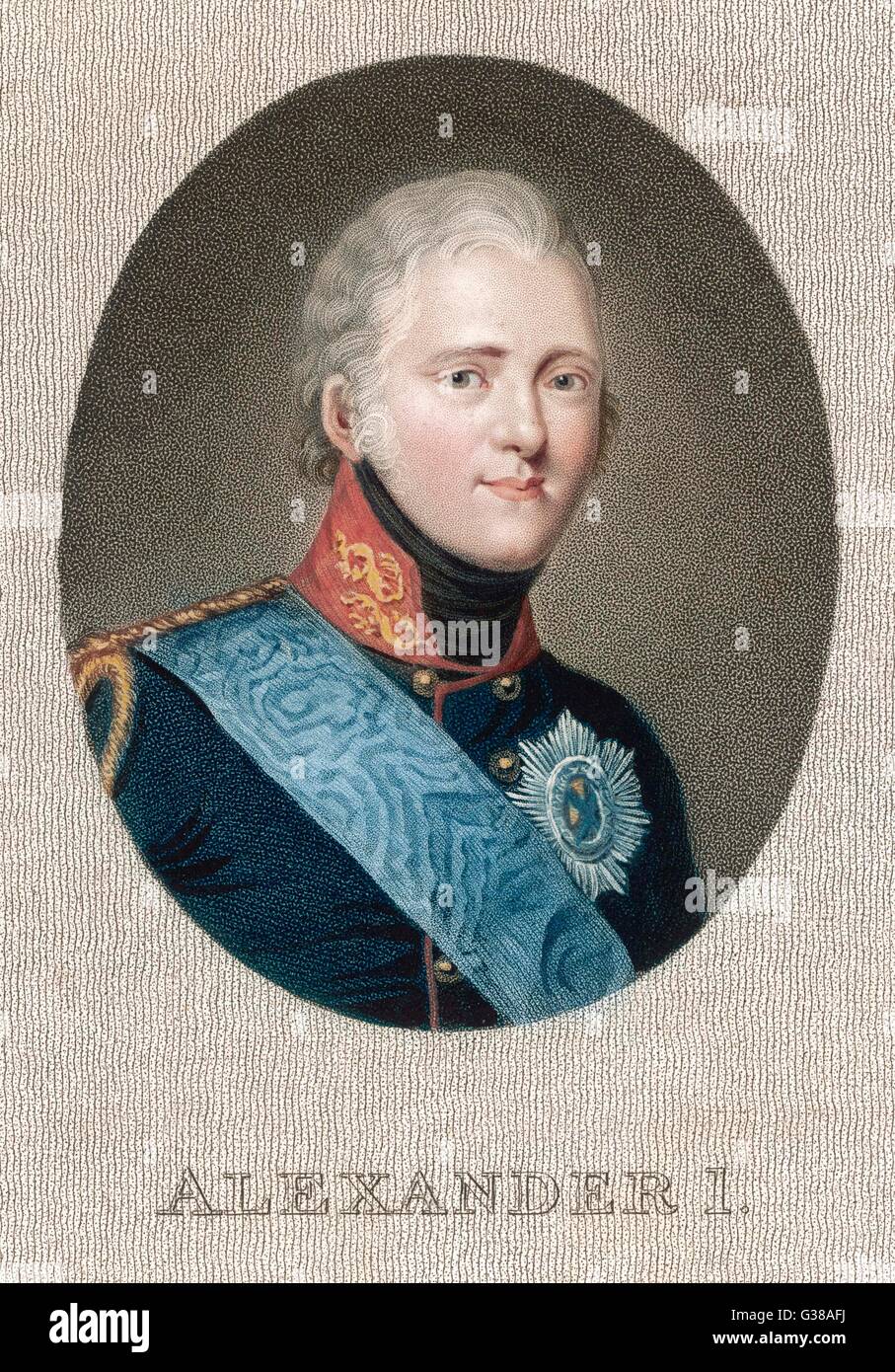 Tsar alexander i of russia Banque de photographies et d’images à haute ...
