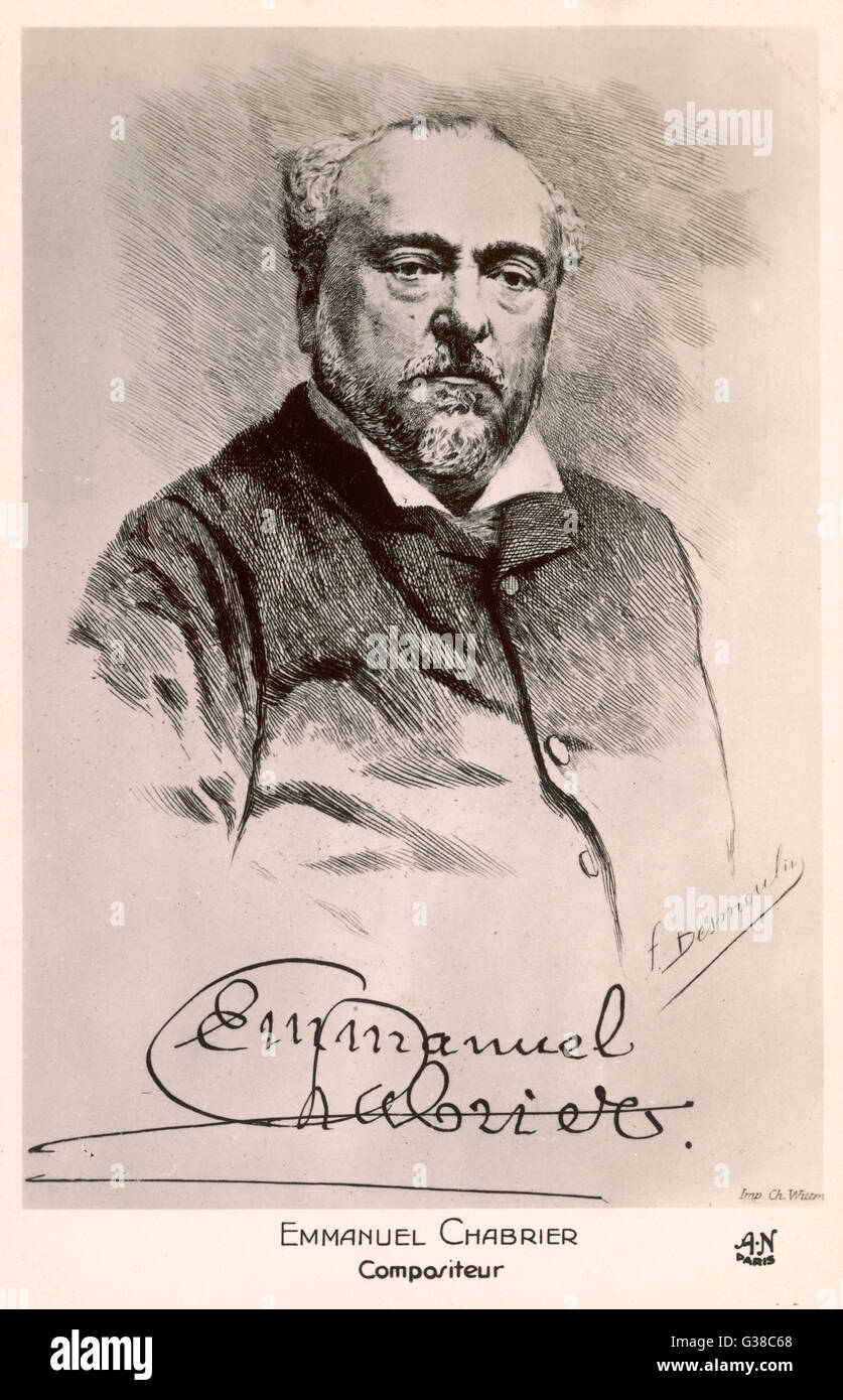 Emmanuel chabrier Banque de photographies et d’images à haute ...