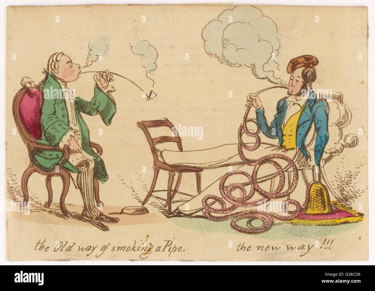 Old clay smoking pipe Banque de photographies et d’images à haute ...