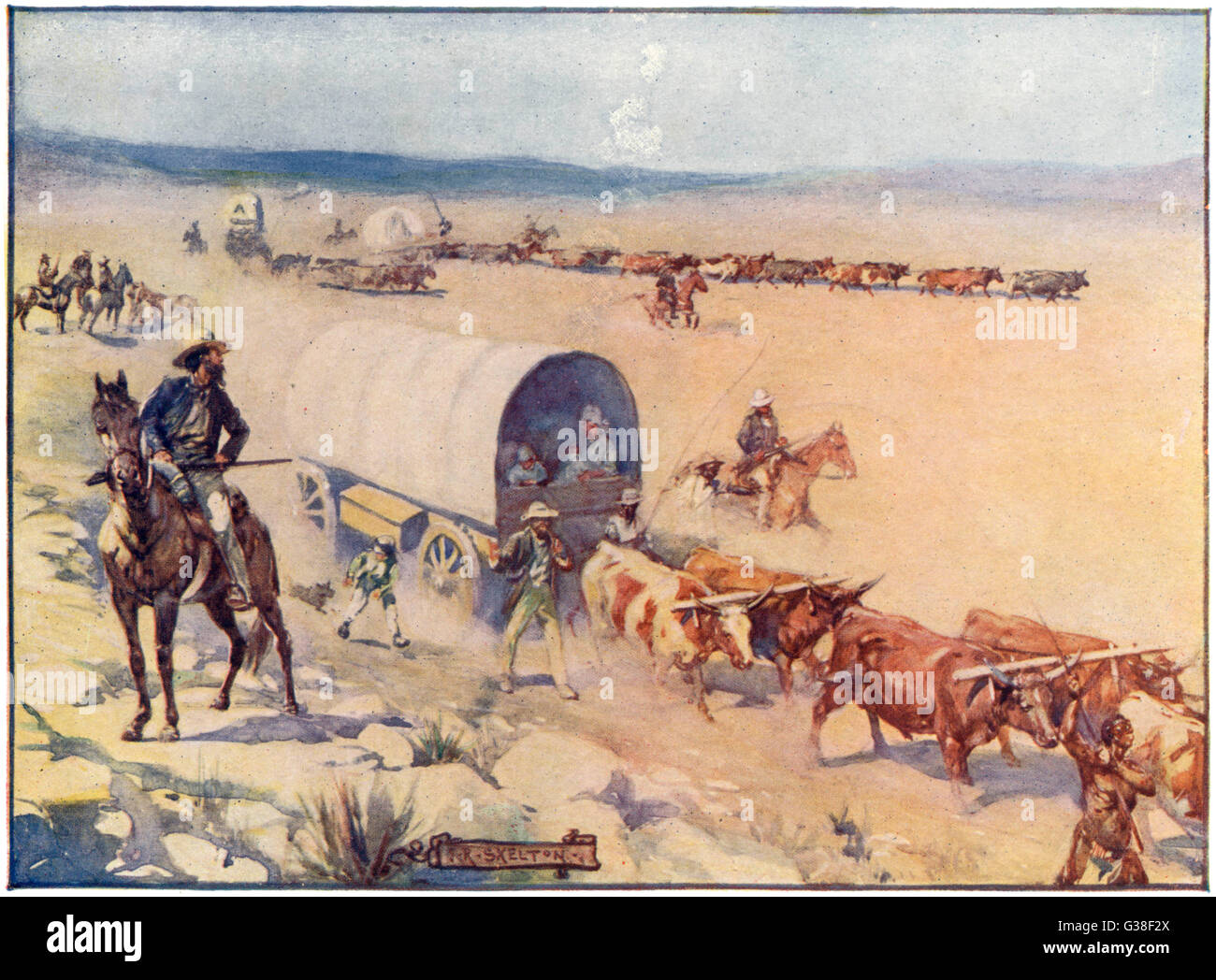 Le Grand Trek Boer Banque d'image et photos - Alamy