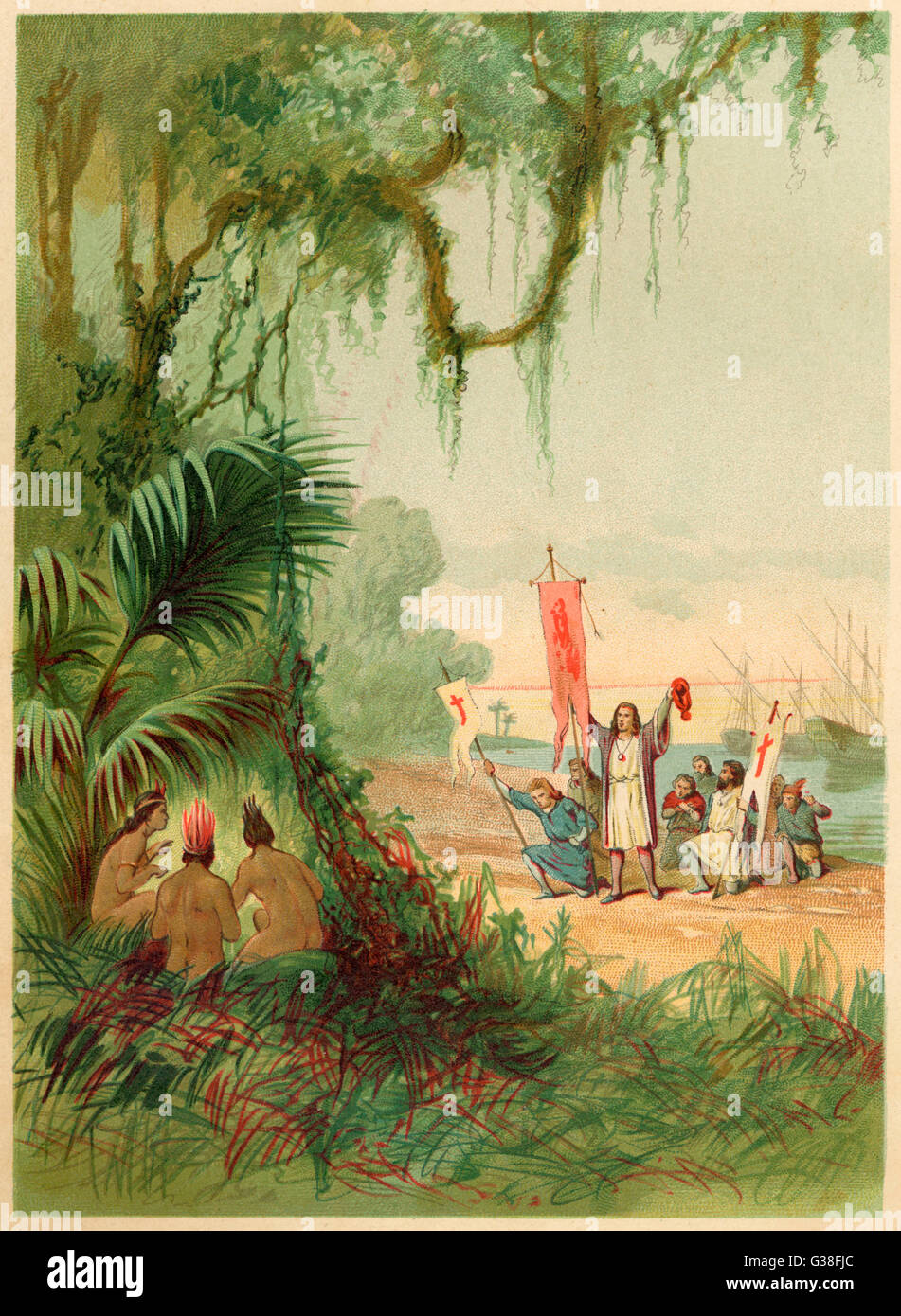 Île De Guanahani Banque d'image et photos - Alamy