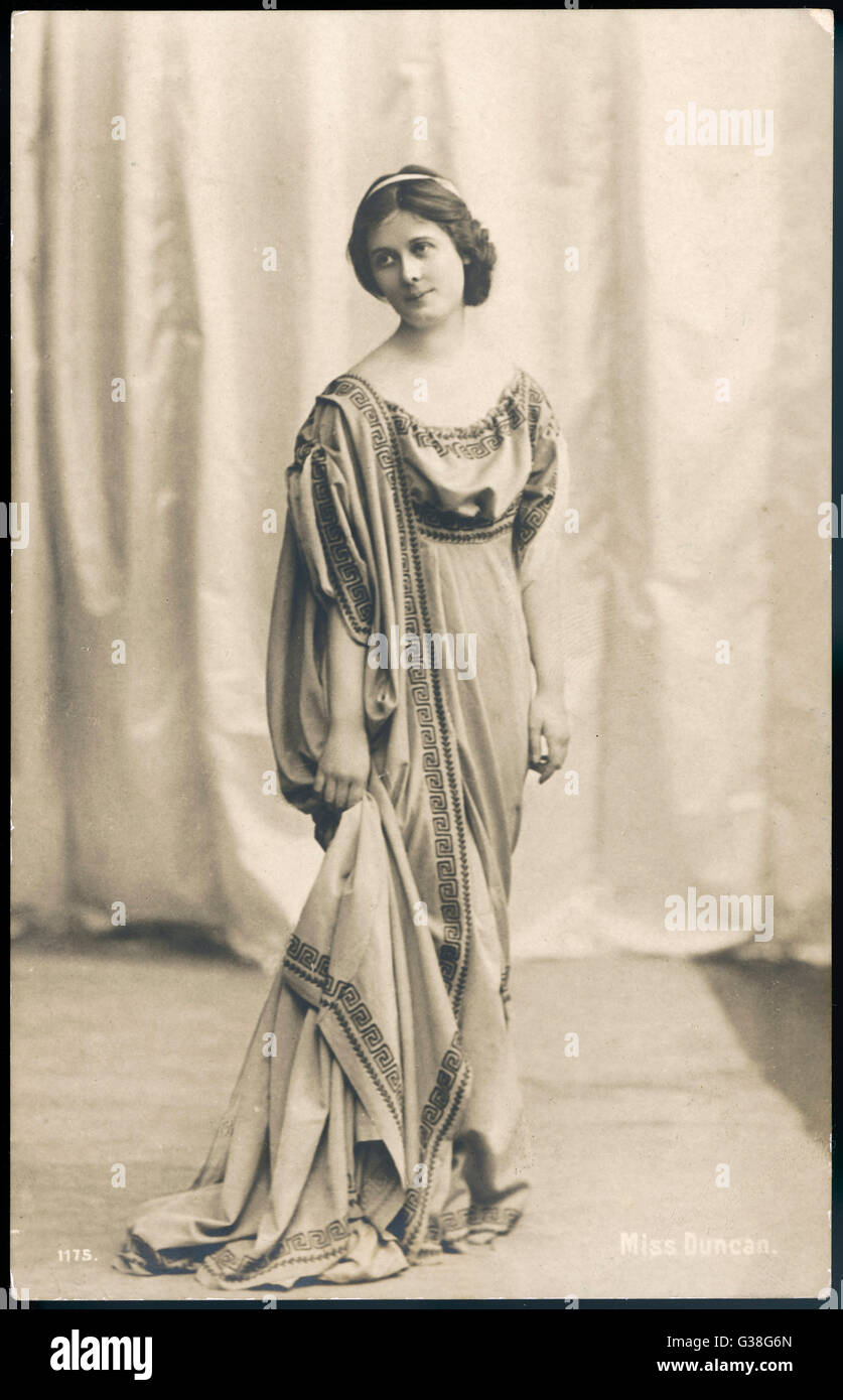 La danseuse isadora duncan Banque de photographies et d’images à haute ...