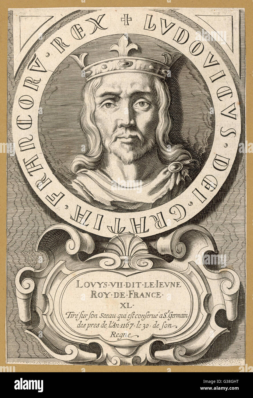 French King Louis Vii Banque d'image et photos - Alamy