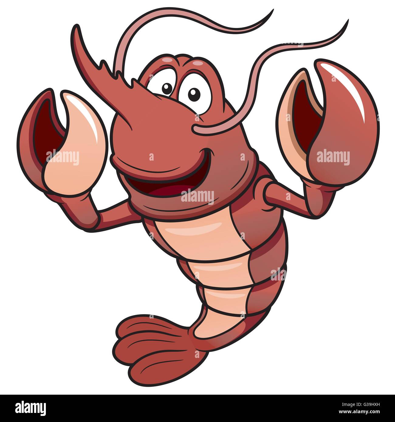 Funny shrimp cartoon Banque d'images vectorielles - Page 2 - Alamy