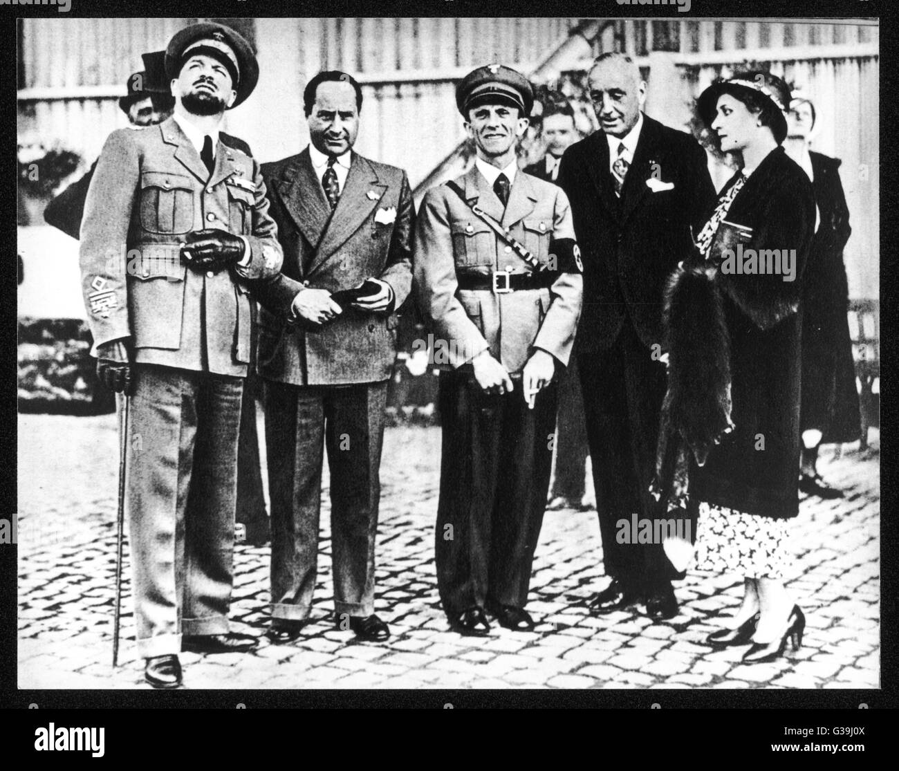 Paul joseph goebbels 1897 1945 Banque d'images noir et blanc - Alamy