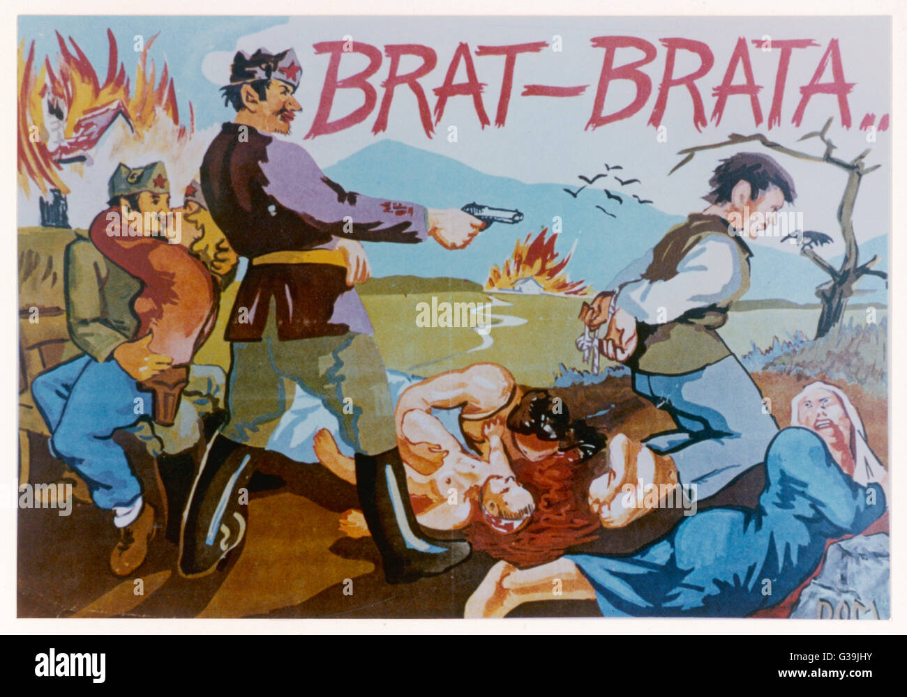 Nazi Propaganda Poster World War Banque d'image et photos - Alamy