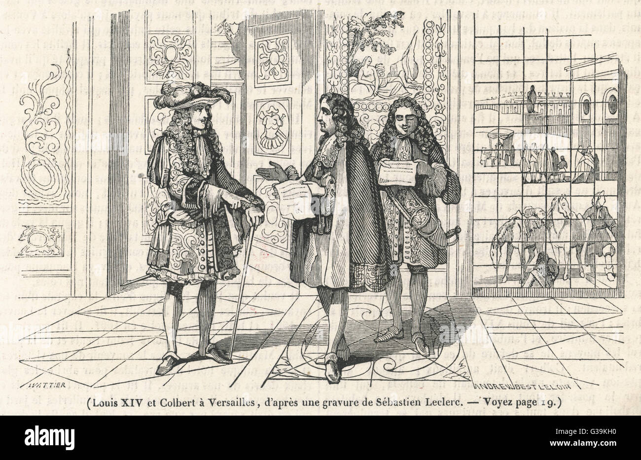 Jean baptiste colbert marquis de seignelay Banque de photographies et d ...