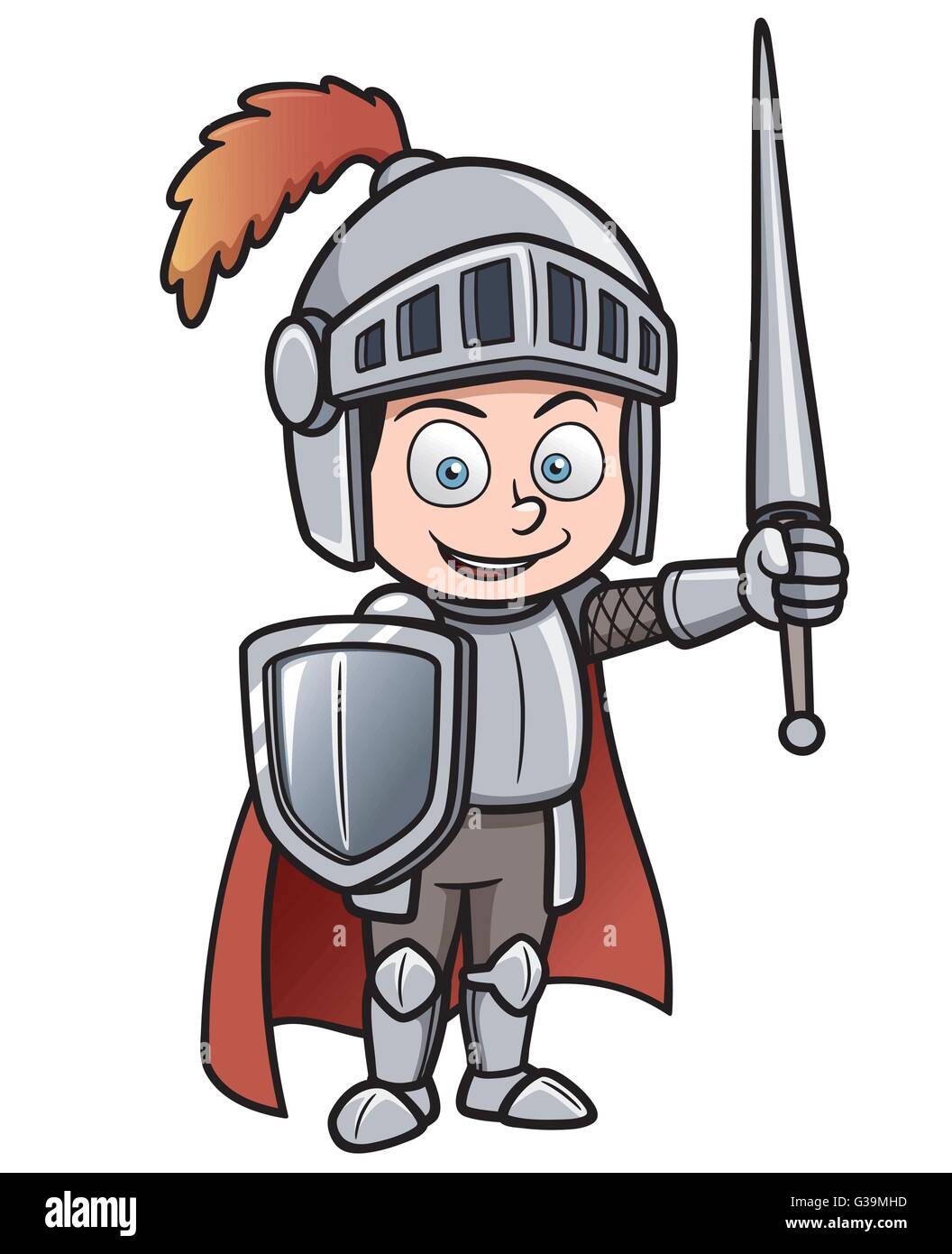 Chevalierl illustration Banque d'images vectorielles - Alamy