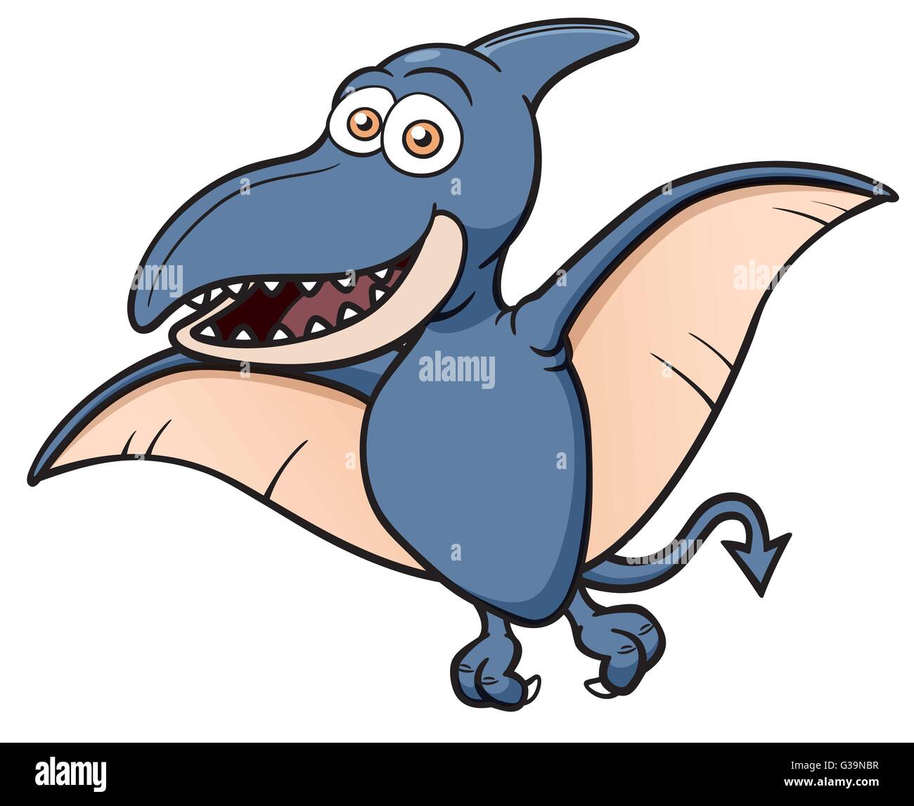 Cartoon Vector illustration de Pteranodon Image Vectorielle Stock - Alamy
