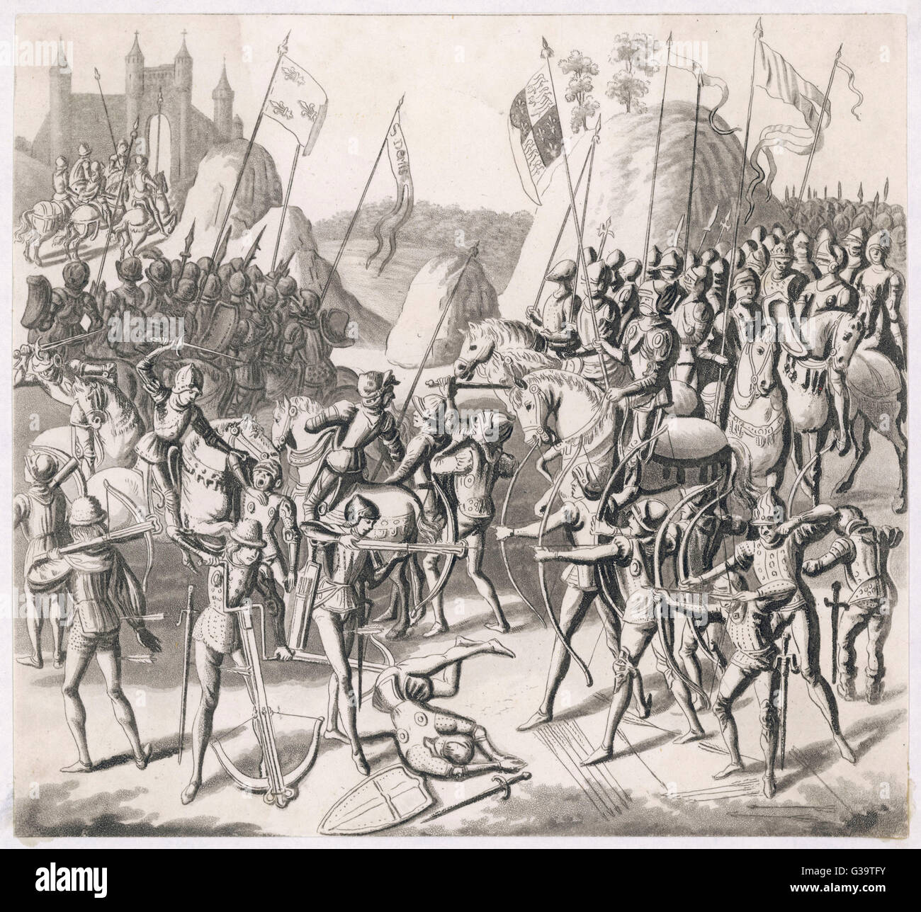 Bataille de cavalerie guerre de 30 ans Banque de photographies et d ...