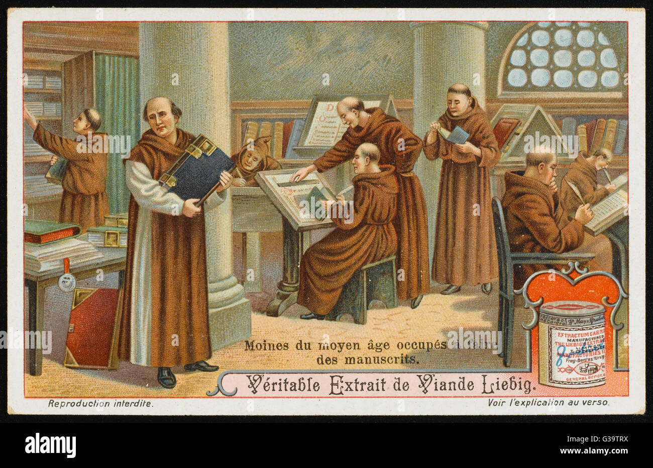 Les copistes monastiques réplication de manuscrits dans le scriptorium ...