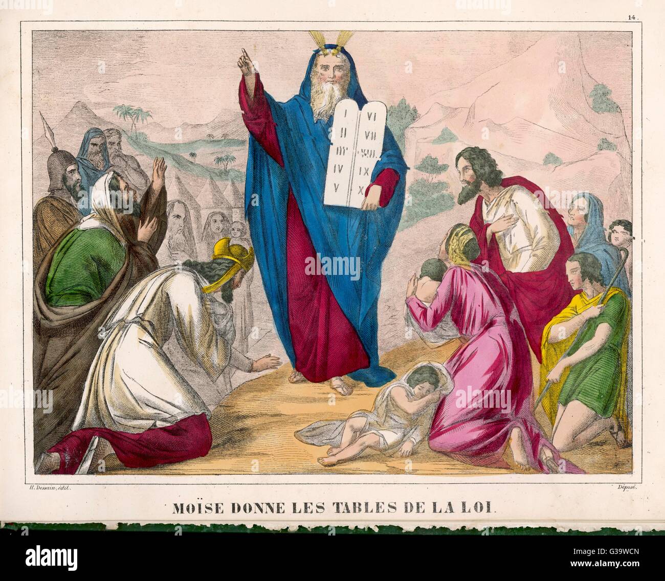 Moïse et les tables de la loi Banque de photographies et d’images à ...