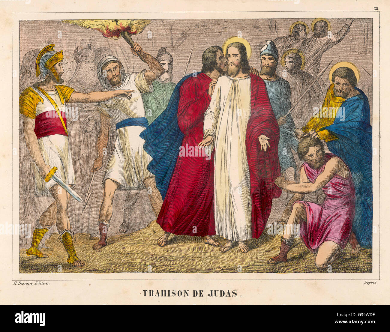 Judas Embrasser Jésus Banque De Photographies Et Dimages à Haute