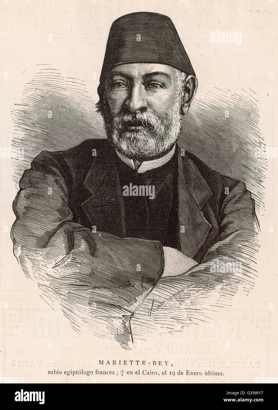 François auguste ferdinand mariette Banque de photographies et d’images ...