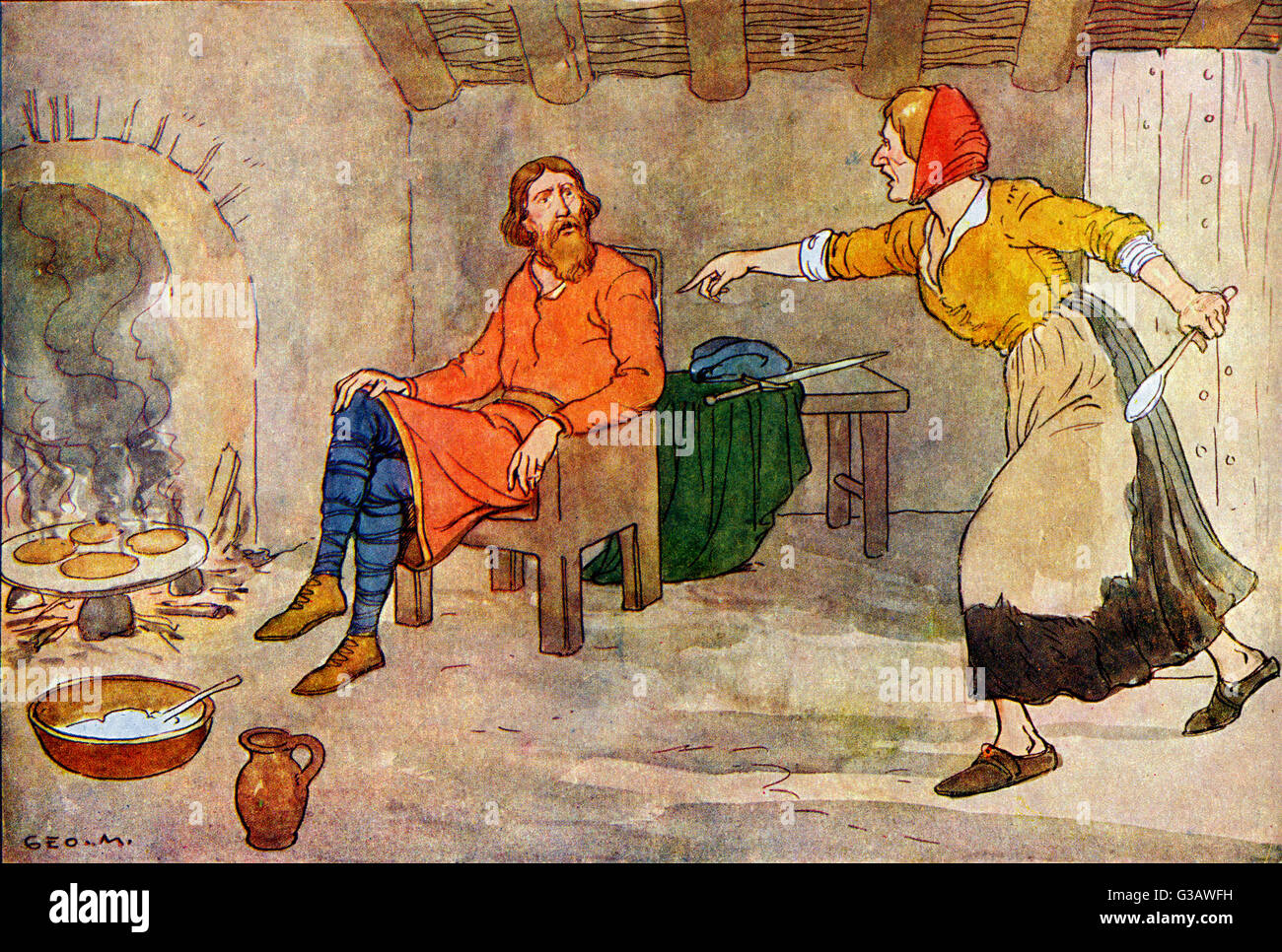 King alfred cake Banque de photographies et d’images à haute résolution ...