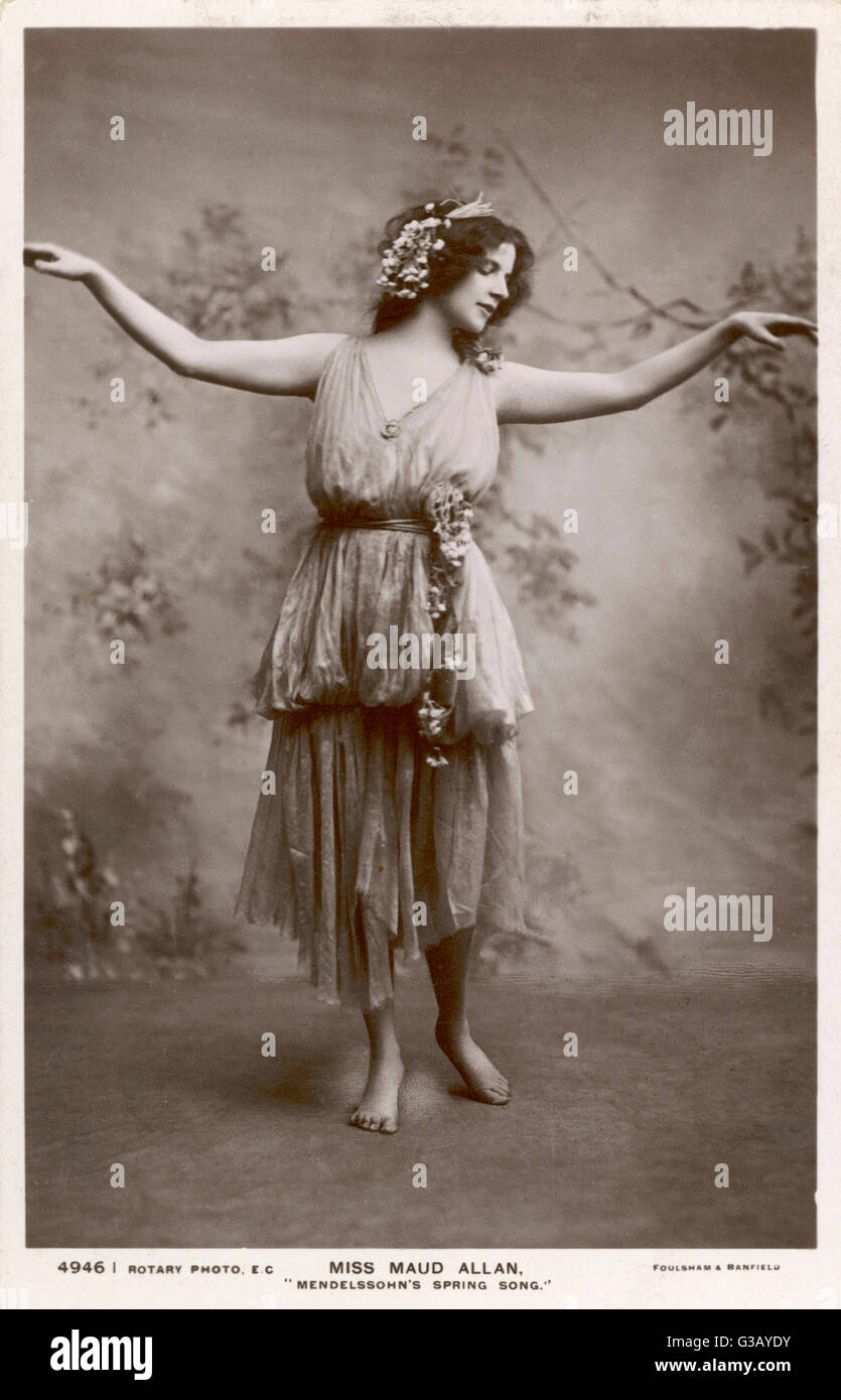 Maud allan actress dancer Banque de photographies et d’images à haute ...