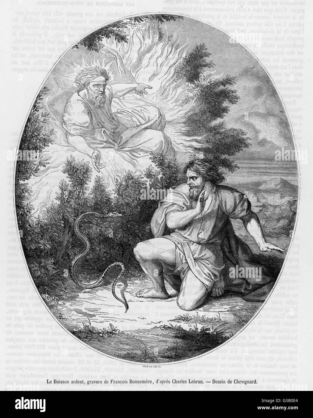 Moses burning bush god Banque d'image et photos - Alamy