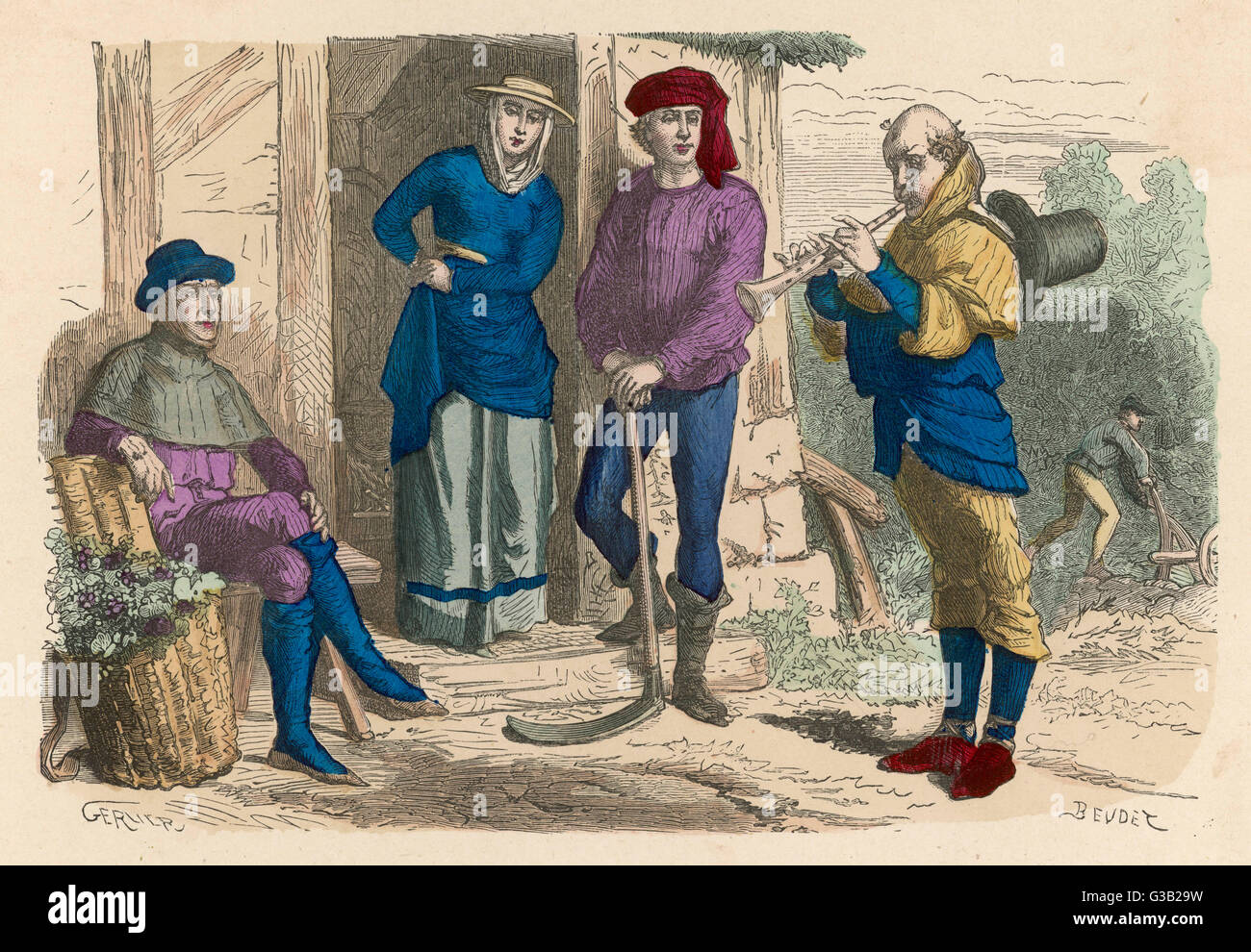 Costume français 15ème siècle Banque de photographies et d’images à ...