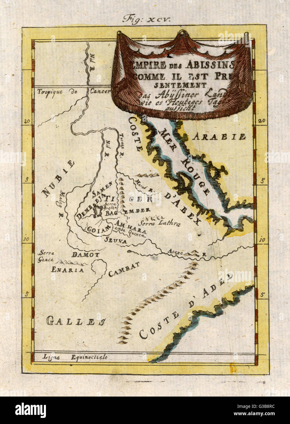 Abyssinia map Banque de photographies et d’images à haute résolution ...