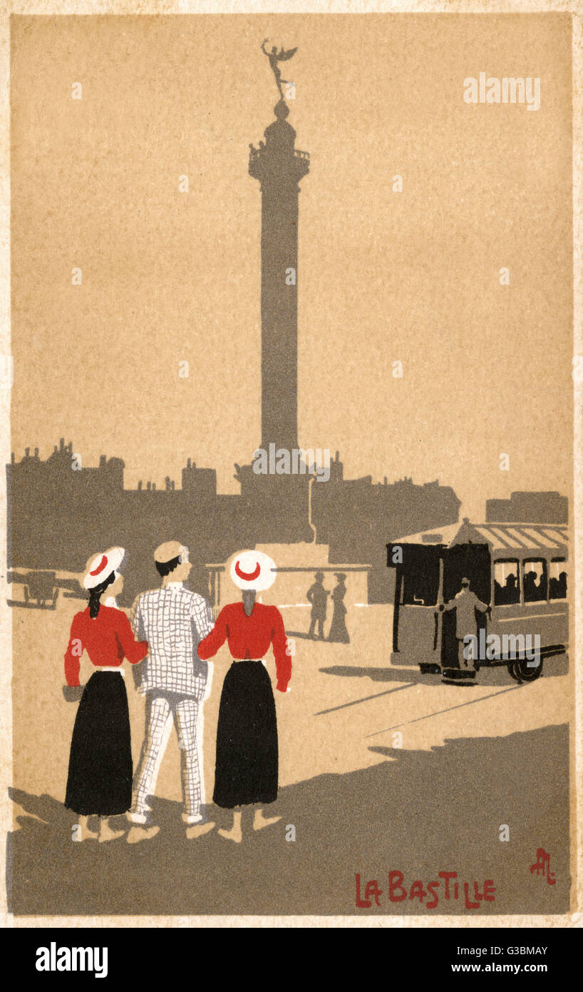 PARIS - BASTILLE MONUM Photo Stock - Alamy