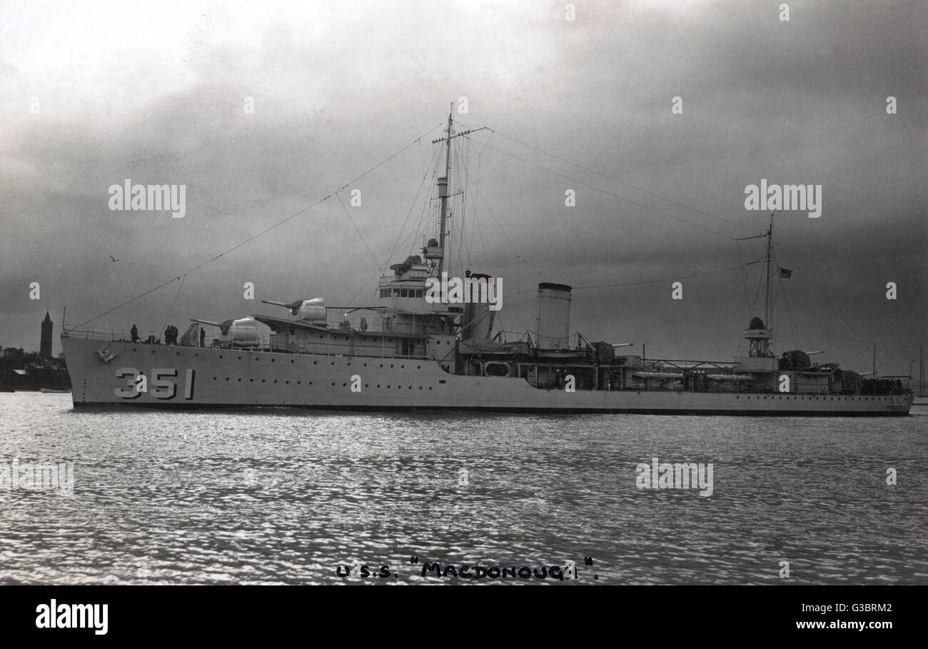 American destroyer Banque de photographies et d’images à haute ...