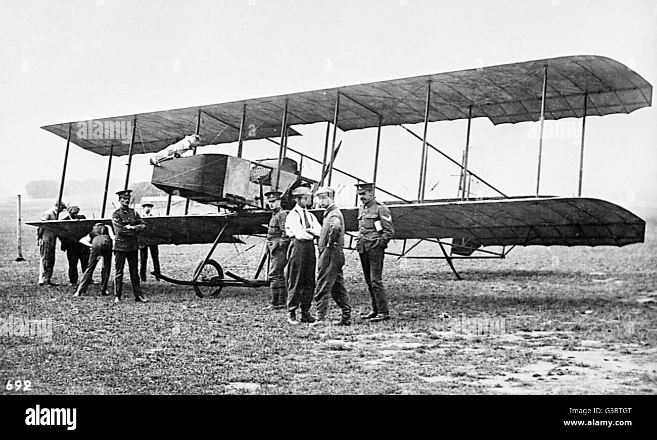 Biplan biplans Banque d'images noir et blanc - Alamy