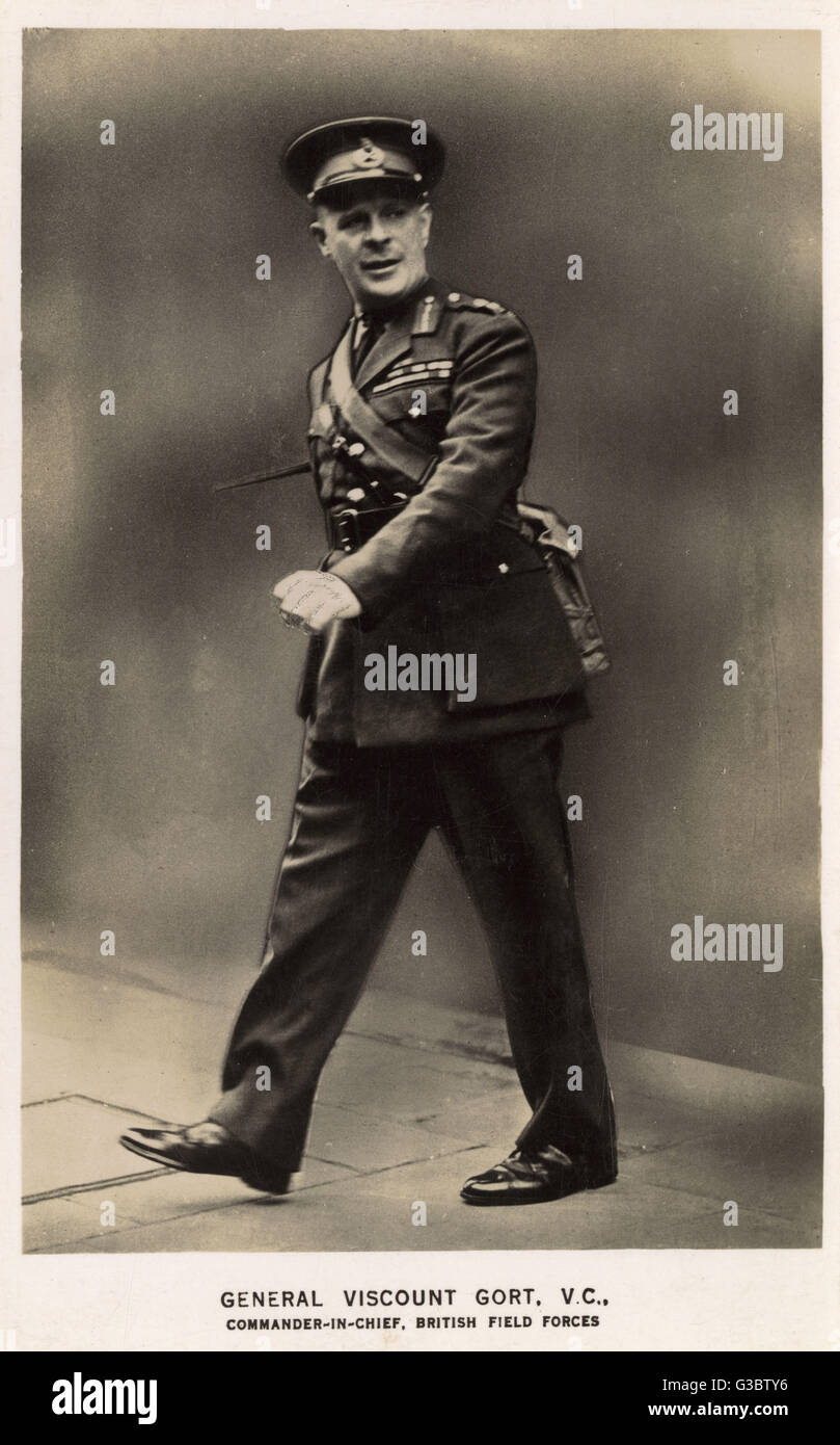 Général de vicomte Gort, VC - Commandant militaire - WW2 Photo Stock ...