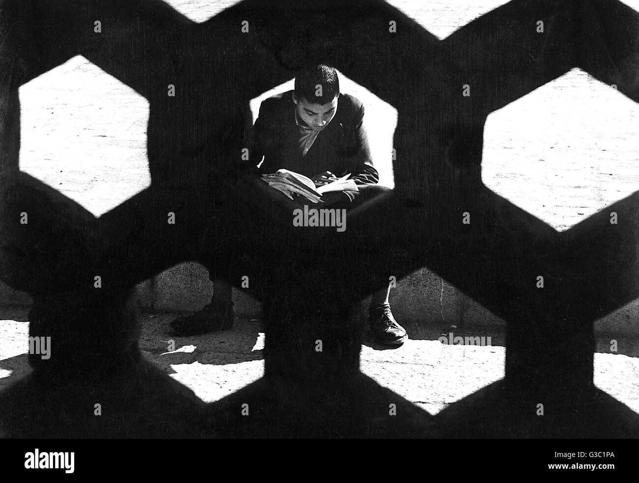 Guion de texto Banque d'images noir et blanc - Alamy