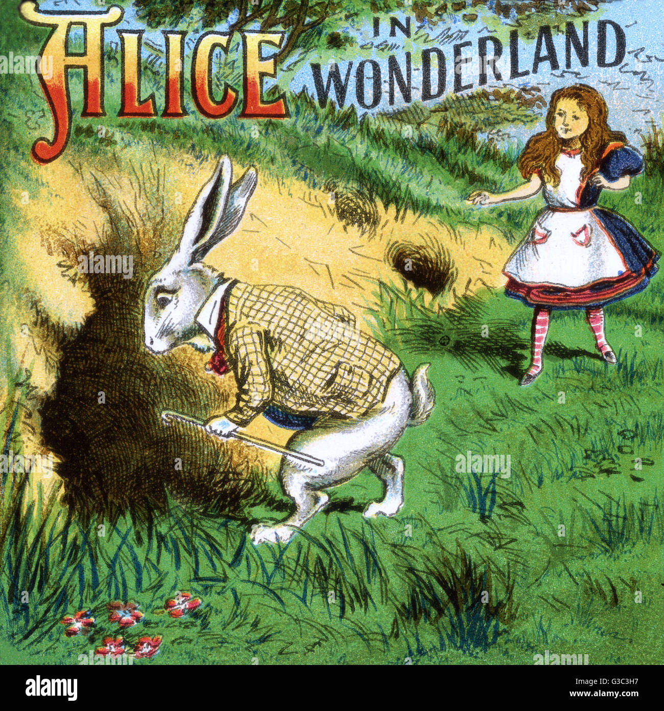 Alice au pays des merveilles lapin Banque de photographies et d’images à haute résolution - Alamy