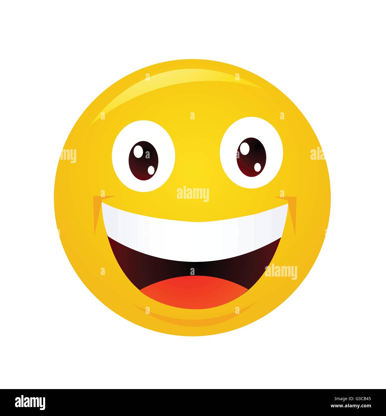 Emoticon smiley yellow confused Banque d'images détourées - Page 2 - Alamy