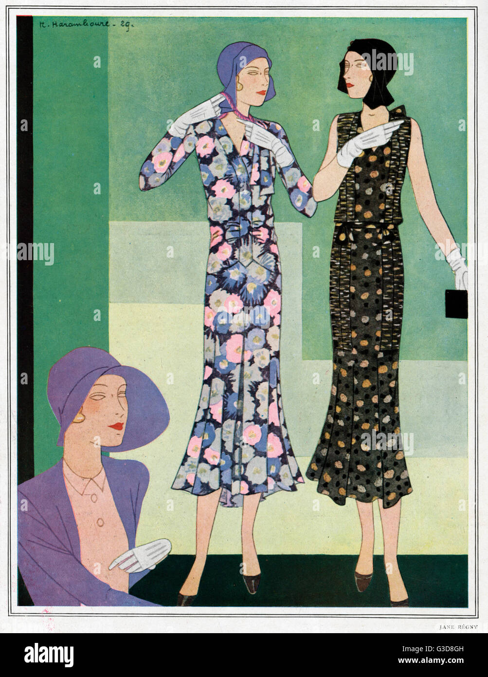 Mode femme 1930 Banque de photographies et d’images à haute résolution ...