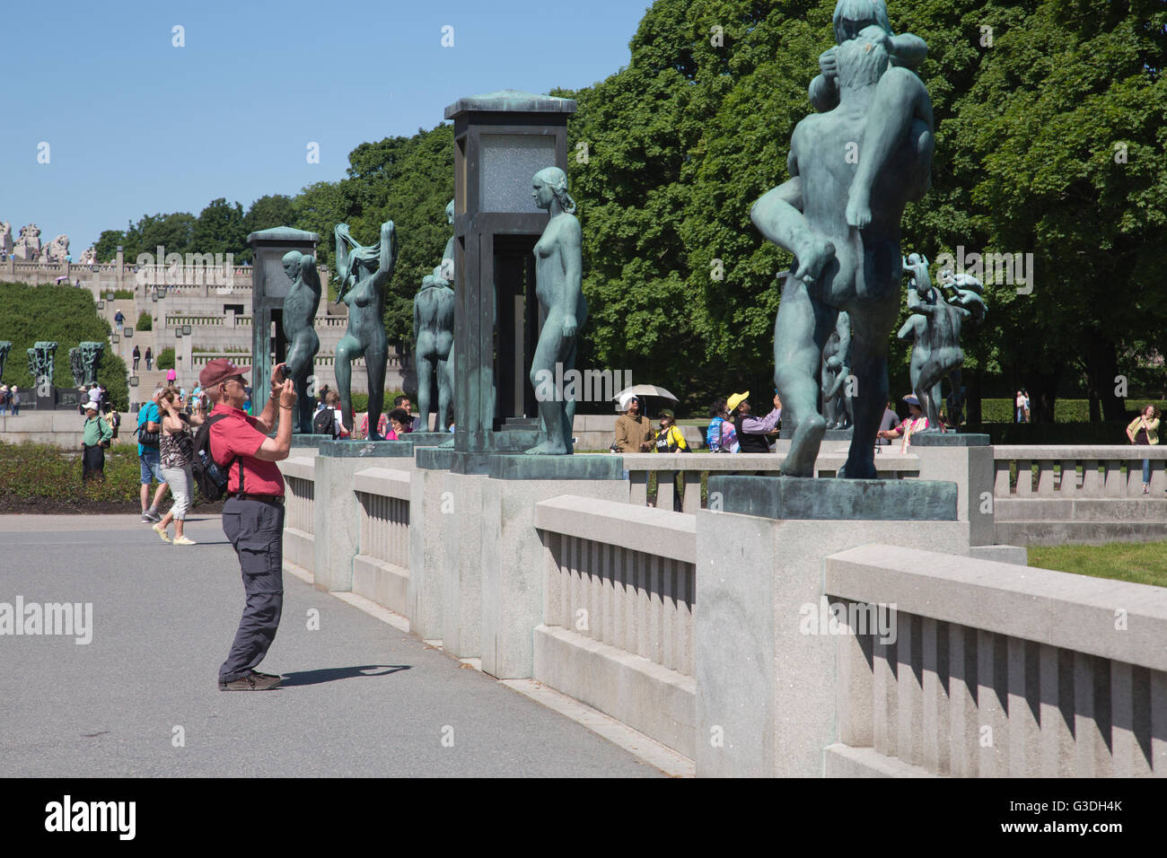 Parc de Sculptures de Vigeland, le plus grand parc de sculptures faites ...