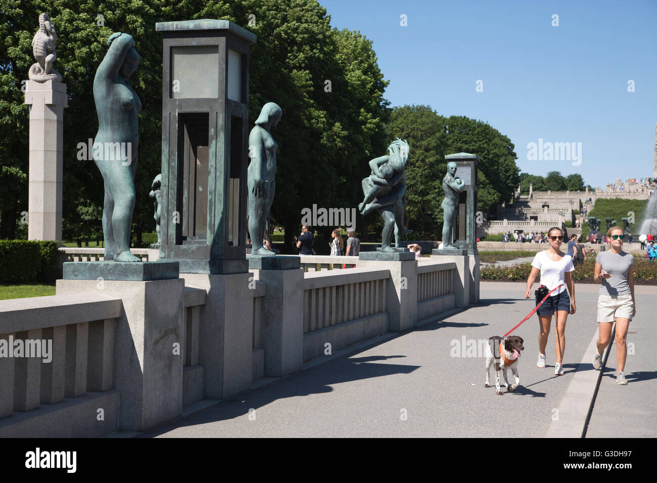 Parc de Sculptures de Vigeland, le plus grand parc de sculptures faites ...