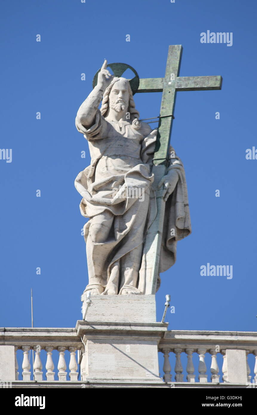 Christ statue rome Banque de photographies et d’images à haute ...