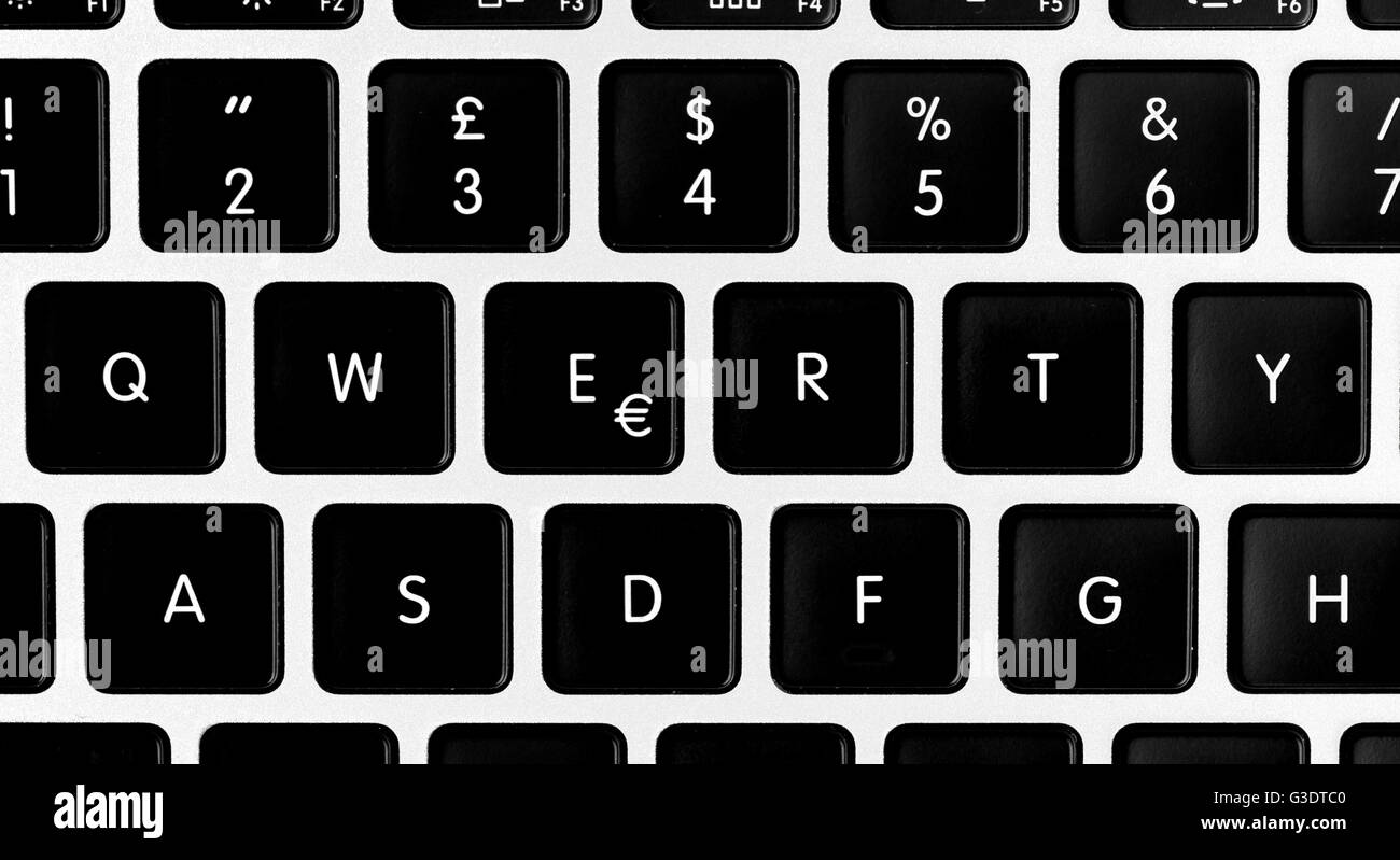 Clavier querty Banque de photographies et d’images à haute résolution ...
