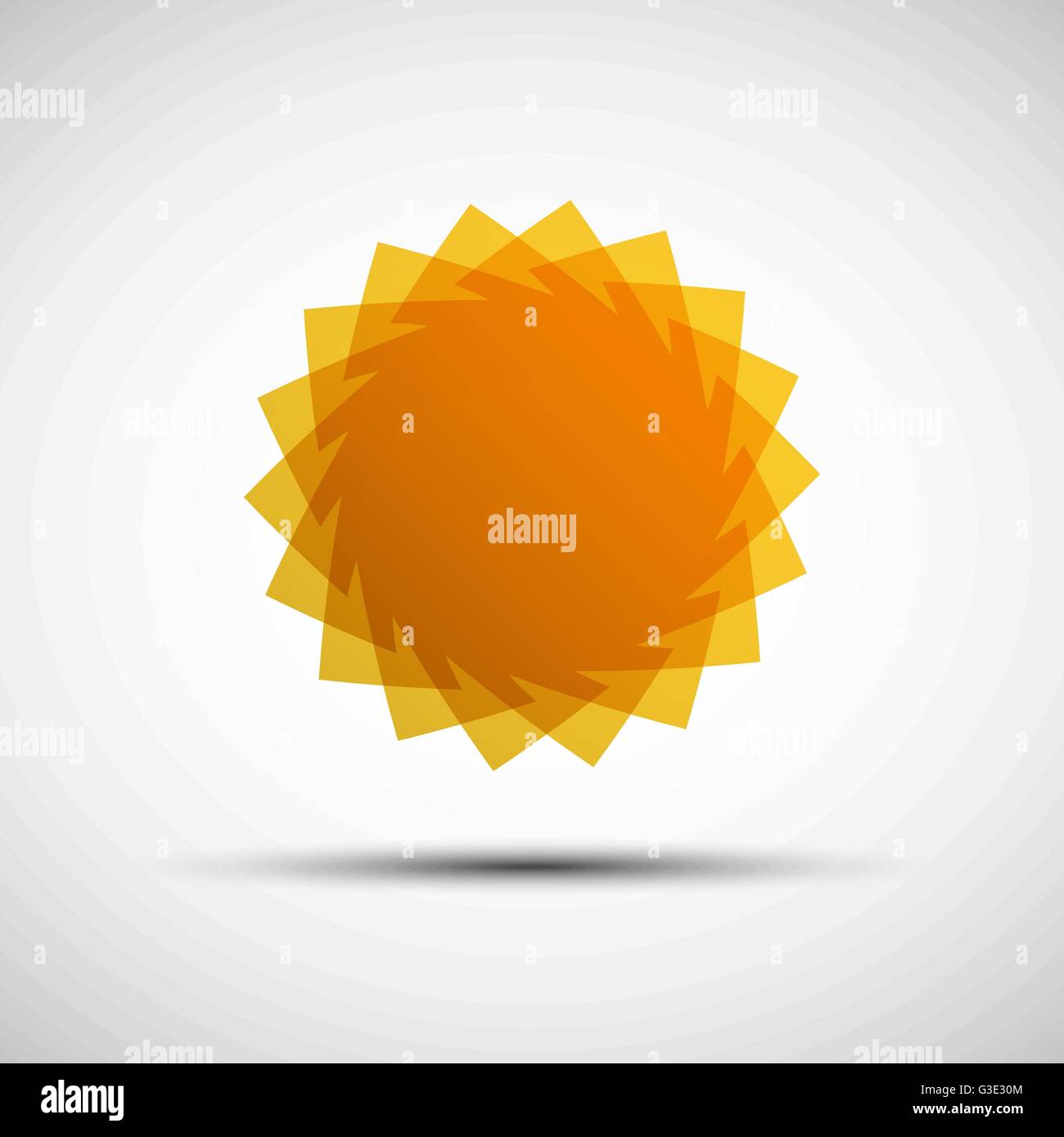 Logo jaune Banque d'images vectorielles - Alamy