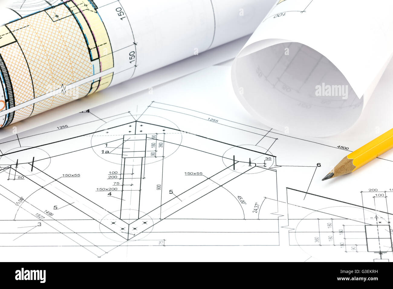 Plan maison Banque de photographies et d’images à haute résolution - Alamy