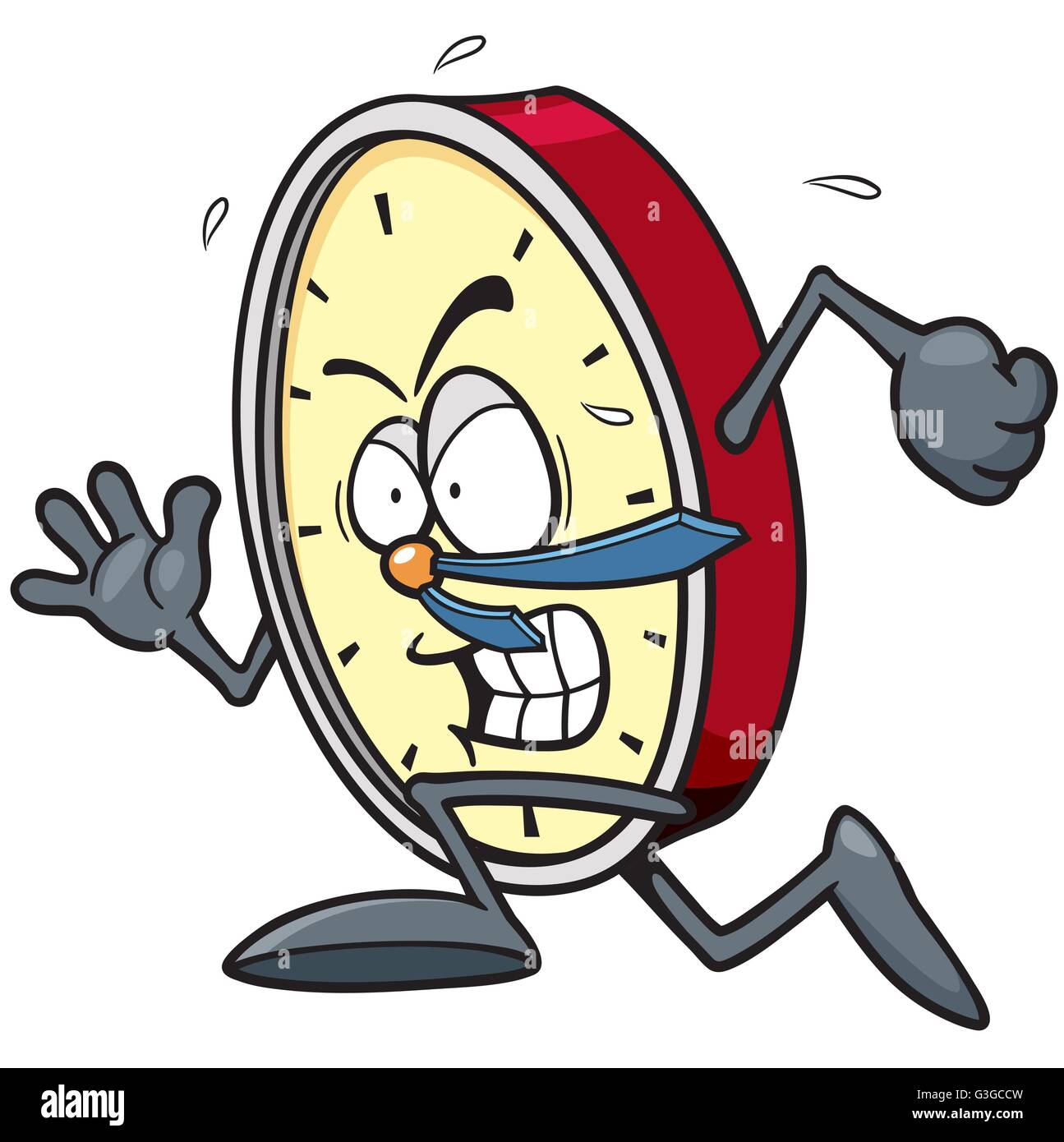 Cartoon Vector illustration de l'horloge Vecteurs Et Illustration ...